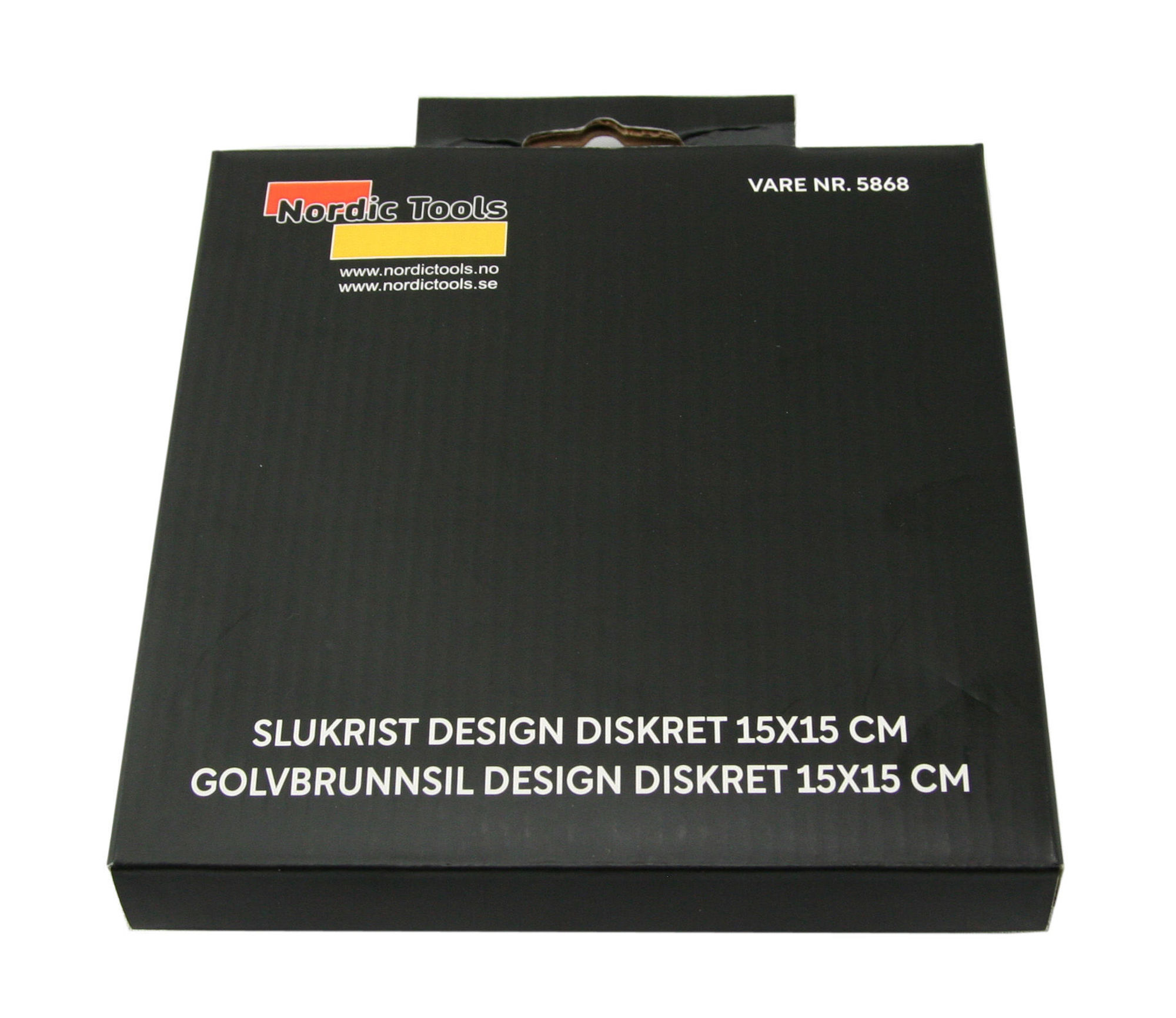 Nordic Tools. NT slukrist design diskret 15x15