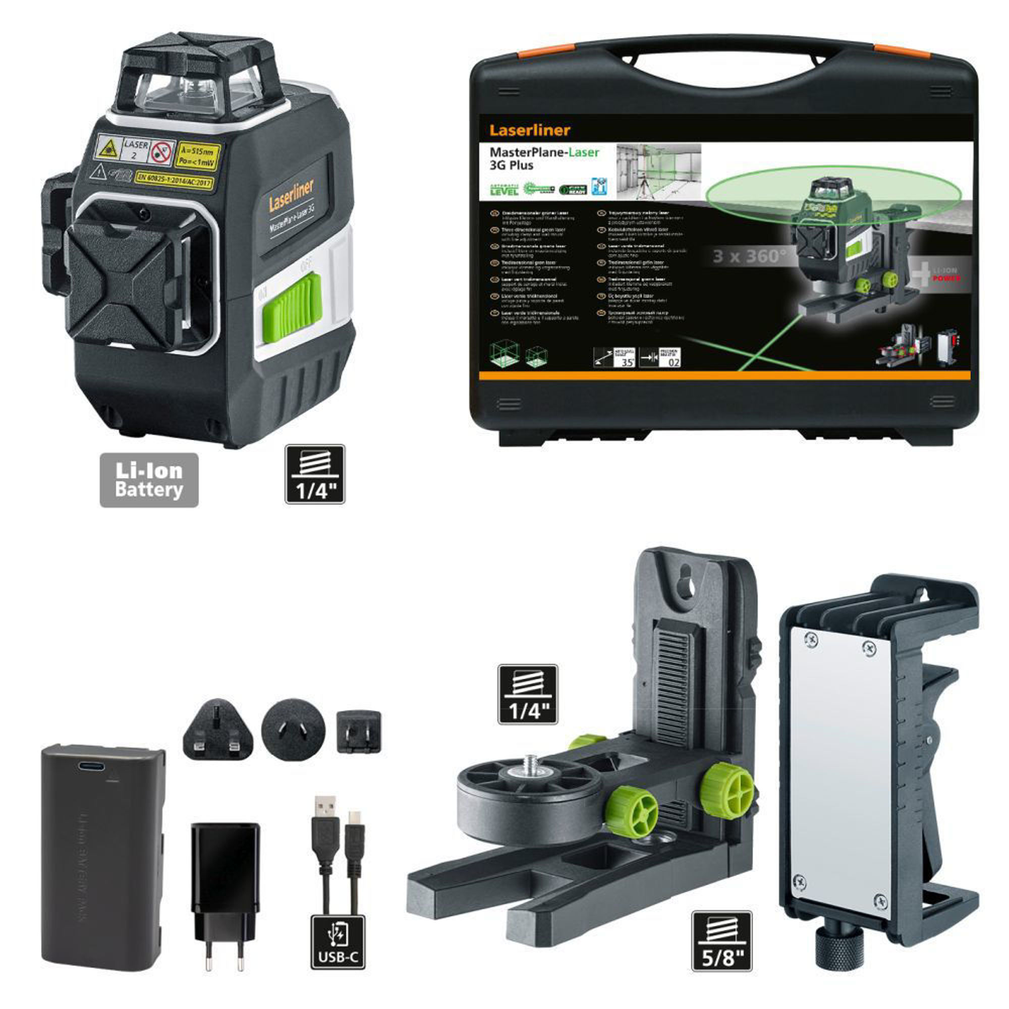 Nordic Tools. Laserliner Masterplane laser 3G pluss