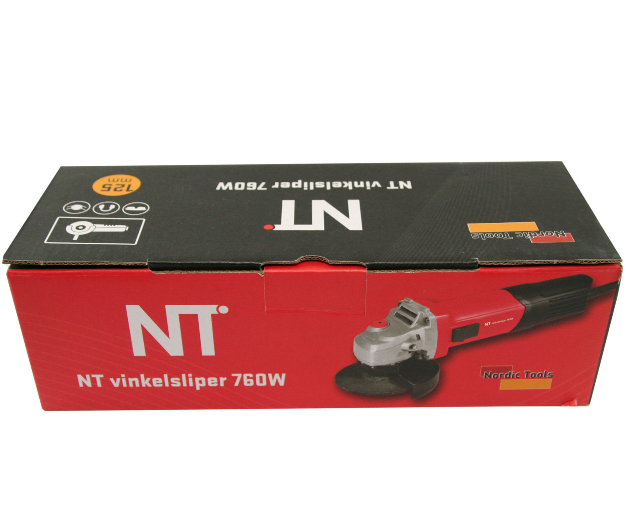 Nordic Tools. NT vinkelsliper 760W 125mm